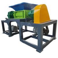 China ALLOY Double Shaft Shredder Machine for Plastic Metal Scrap Wood Carton Copper Aluminum for sale