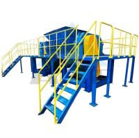 China PLC Control Steel Shredder for Waste Tyre Recycling and Rubber Powder Production for sale