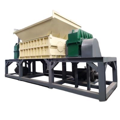 China Compact 5000KG Weight Double Shaft Shredder for Cardboard and Scrap Metal Recycling for sale
