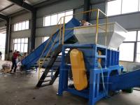 China 300-500kg Capacity Industrial Single-Shaft Plastic Bottle Shredder Machine for Shredding for sale
