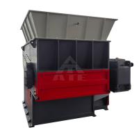 China Customer's Drawing Single Shaft Used Plastic Shredder Machine for Fabric Recycling for sale