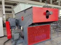 China Customer's Drawing Single Shaft Used Plastic Shredder Machine for Fabric Recycling for sale
