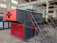 China Customer's Drawing Single Shaft Used Plastic Shredder Machine for Fabric Recycling for sale