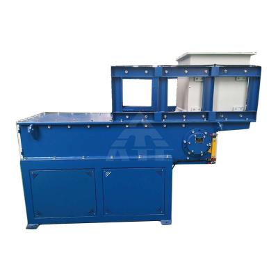 China 300-500kg/h Production Capacity Single Shaft Mini Cardboard Plastic Rubber Shredder for sale