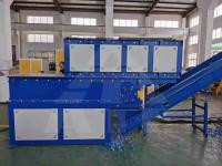 China 300-500kg/h Production Capacity Single Shaft Mini Cardboard Plastic Rubber Shredder for sale