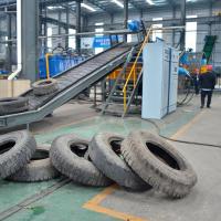 China 22kW Power Customized Voltage Tire Shredder with Recycling Equipment and Double Shaft for sale