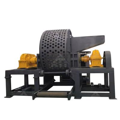 China Double Shaft Tire Primary Shredder Waste Tyre Shredder for Rubber Particle End Product for sale