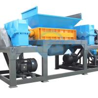 China Rubber Metal Shredder Plastic Recycling Machine with and Small Scraps Weight T of 2.5 for sale