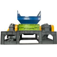 China Double Shaft Glass Bottle Hammer Scrap Metal Shredder Crusher Machine 0.5T Weight for sale