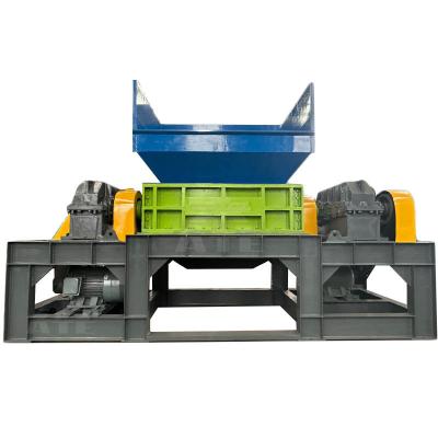 China Double Shaft Glass Bottle Hammer Scrap Metal Shredder Crusher Machine 0.5T Weight for sale