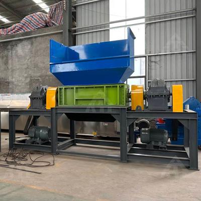 China Long Service Life Double Shaft Shredder for Scrap Metal Plastic Wood Glass and Bottle for sale