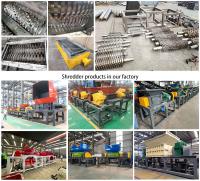 China Long Service Life Double Shaft Shredder for Scrap Metal Plastic Wood Glass and Bottle for sale