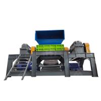 China Double Shaft Plastic Cable Shredder Scrap Metal Steel Shredder Machine at Affordable for sale