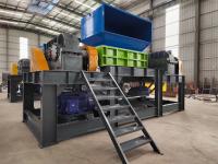 China Double Shaft Plastic Cable Shredder Scrap Metal Steel Shredder Machine at Affordable for sale