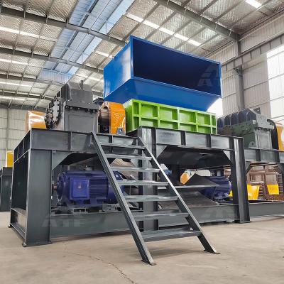 China Double Shaft Plastic Shredder Machine for Recycling in Waste Plastic Crusher for sale