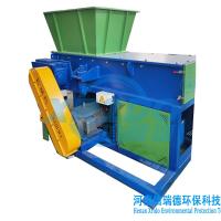 China 185 Construction Works Single Shaft Shredder for Mini Rubber Crusher Machine Shredder for sale