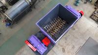 China Compact Scrap Metal Rubber Copper Double Shaft Recycling Plastic Shredder Machine 2000m for sale