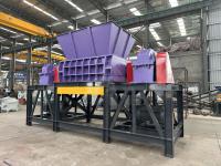 China Clothes Shredder Rubber Plastic Barrel Shredder Machine Waste Plastic Crusher for sale