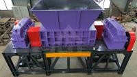 China Compact Two Shaft Type 2000 Scrap Metal Hard Disk Plastic Cardboard Shredder Carton Shredder Machine for sale