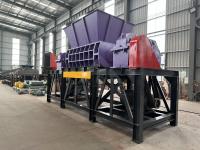 China Double Shaft Shredder for Recycling Paper Cardboard Rubber Waste Plastic and Steel Scrap for sale