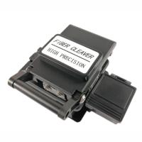 China High Precision Fiber Optic Cutter , Black Silica Optical Fiber Cleaver for sale