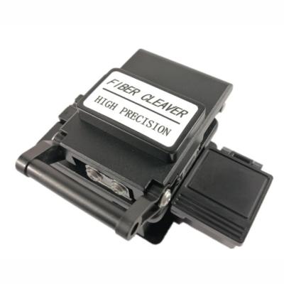 China High Precision Fiber Optic Cutter , Black Silica Optical Fiber Cleaver for sale
