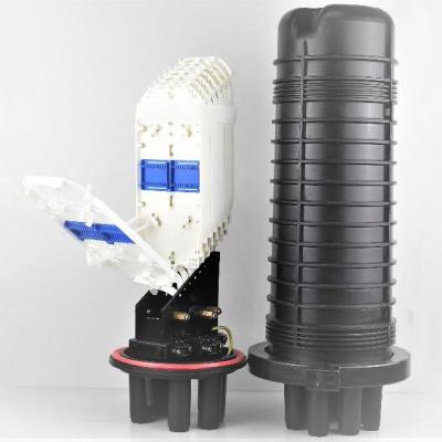 China IP68 Optical Fiber Cable Joint Closure PP ABS 9 Ports 288 Cores for sale