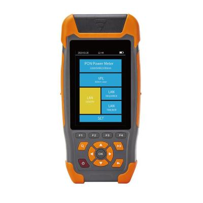 China FTTX Mini OPM PON Optical Power Meter 1310 / 1490 / 1550nm VFL RJ45 for sale