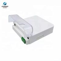 China SC Simplex Duplex LC Quad FTTH Terminal Box 1-4 Cores Wall Mounting for sale
