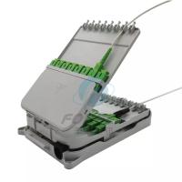 China 1x16 PLC Splitter FTTH Fiber Optic Terminal Box Drop Cable Out Ports Indoor Wall Nap for sale