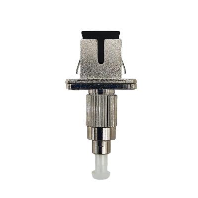 China SC Female to FC Male UPC Singlemode Fiber Optic Hybrid Adapter Metal Converter for sale