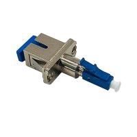 China Metal Simplex Singlemode Fiber Hybrid Adapter SC UPC Female To LC UPC Male for sale