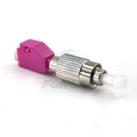 China FC Male To LC Female OM4 Fiber Optic Hybrid Adapter Converter for sale
