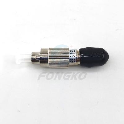 China Silver Grey 62.5/125 FC Male To ST Female Fiber Optic Adapter Transform for sale