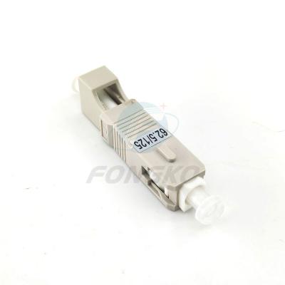 China FTTH Network Multimode 62.5/125 Fiber Optic Adapter SC Male To LC Female for sale