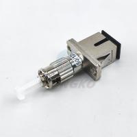 China Multimode Metal 50/125 Female To Male Adapter , SC To ST Fiber Optic Hybrid Adapter for sale
