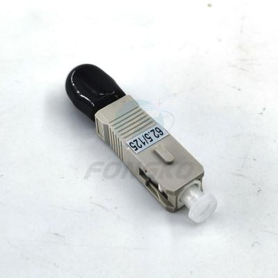 China Male Multimode 62.5/125um Fiber Optic Hybrid Adapter ST UPC Female To SC UPC for sale
