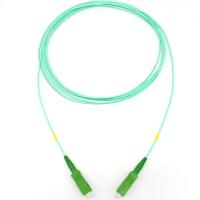 China Ftth 1.6mm 1M Length Optic Fiber Patch Cord Aqua Blue Cable Jumper for sale