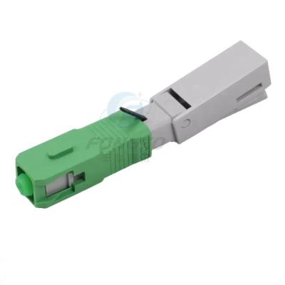 China Single Mode Fiber Optic Mechanical Connector , SC APC Fiber Optic Fast Connector for sale
