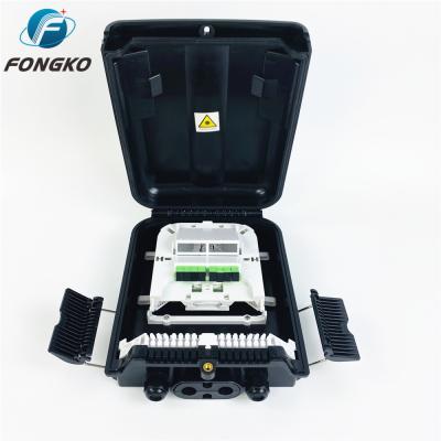 China Pole Mount Fiber Optic Termination Box Outdoor Network 16 Ports for sale