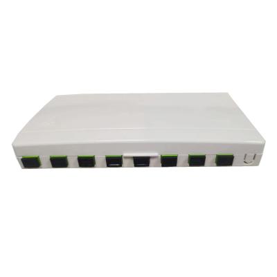 China FONGKO 8 Ports FTTH Fiber Optic Termination Box , Faceplate SC Shutter Adapter for sale