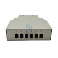 China 12 Core Ftth Terminal Box 6 Ports Lc Duplex Din Rail Fiber Optical for sale