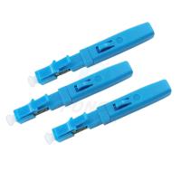 China LC UPC FTTH Cold Fiber Optic Quick Connector ABS Multimode for sale