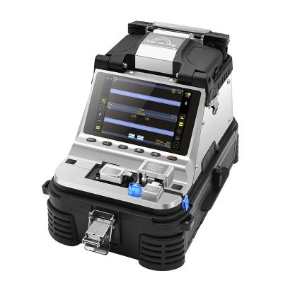 China AI-10A Fiber Optic Fusion Splicer 6 Motors FTTH Melting Machine for sale