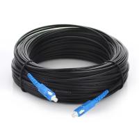China SC UPC APC Fiber Optic Patch Cord SM Simplex G652D G657A Optical Drop Cable for sale