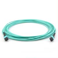 China MPO/UPC - Male MPO/APC - Female Fiber Optic Patch Cable OM3 FTTH 12 Cores Fiber Optic Patch Cord for sale