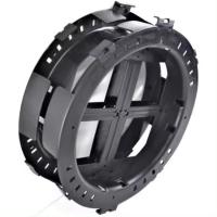 China ADSS Fiber Cable Cord Storage Reel with Stand Plastic Bracket Overhead Unit Fiber Storage Rack for sale