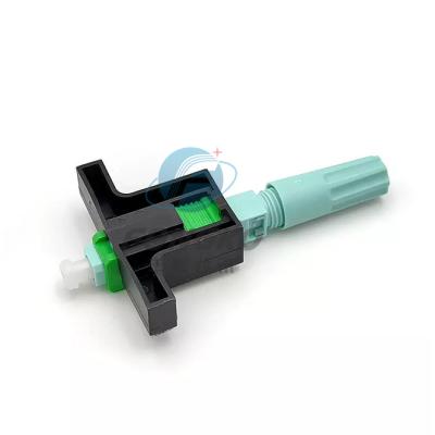 China SC APC Fiber Optic Fast Connector Field Install FTTH Quick Optical Connector for sale