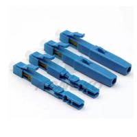 China LC UPC Fiber Optic Fast Connector 0.9mm Cable LC UPC Cable Connector for sale