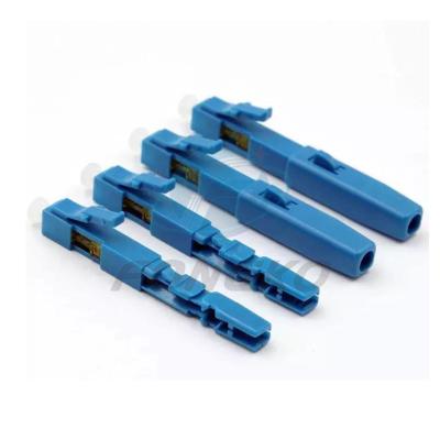 China LC UPC Fiber Optic Fast Connector 0.9mm Cable LC UPC Cable Connector for sale